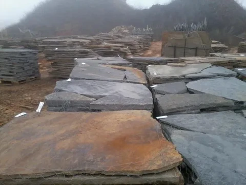 Rock-It Natural Stone - Blue Brown Flagstone - Curley Brothers Brick ...