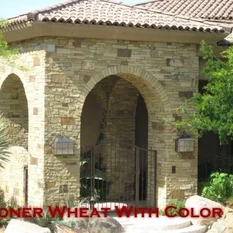 Rock-It Natural Stone - Sooner Wheat w/ Color - Curley Brothers Brick ...