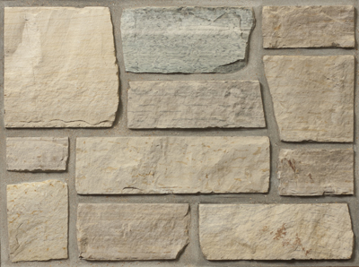 Earthworks - Rustic Cleft Natural Bed Snapped - Curley Brothers Brick ...